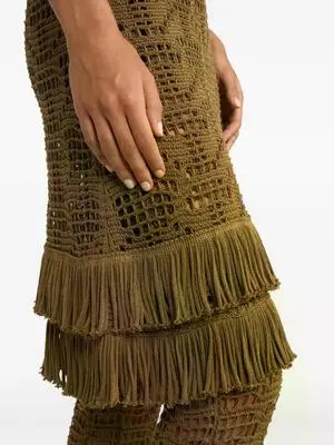 Etro Fringed Midi Dress