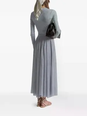 Alberta Ferretti Pleated Skirt