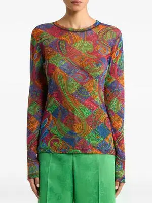 Etro Geometric Paisley-pattern Top