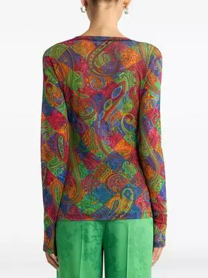 Etro Geometric Paisley-pattern Top