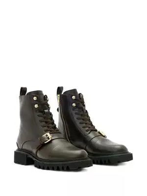 ALLSAINTS Buckle Lace-up Boots