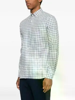 TRUZZI Button-down Vichy Shirt