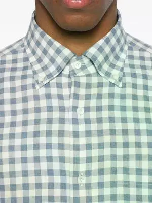 TRUZZI Button-down Vichy Shirt