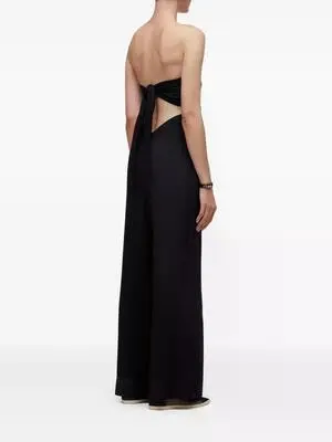 OSKLEN Embroidered Strapless Jumpsuit
