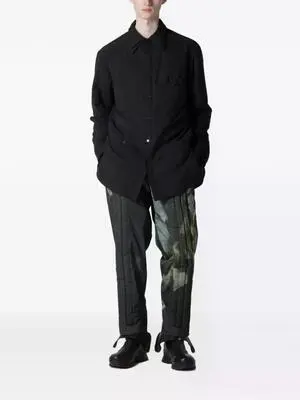 Yohji Yamamoto Collar-detail Shirt Jacket