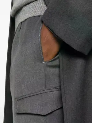 Tagliatore Flap-pockets Trousers - Grey