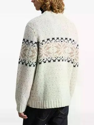 Woolrich Fair Isle Jacquard Sweater - Neutrals