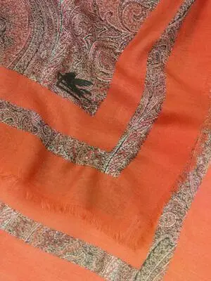 Etro Paisley-print Scarf - Orange