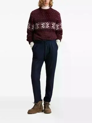 Woolrich Fair Isle Jacquard Sweater - Red