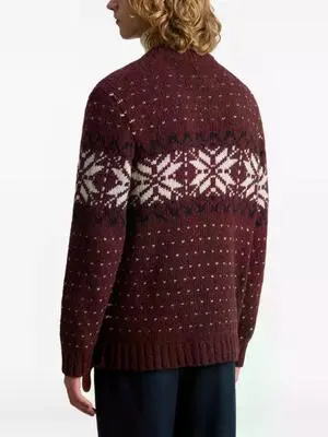 Woolrich Fair Isle Jacquard Sweater - Red