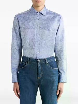 Etro Jacquard Paisley Motif Shirt