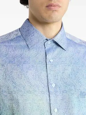 Etro Jacquard Paisley Motif Shirt