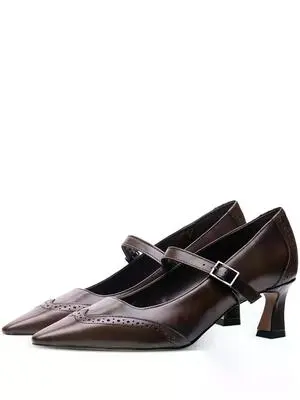 Poche Paris Mid Heel Shoes For Women