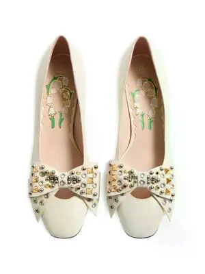 Valentino Garavani Bowow Pumps With Studs 45mm