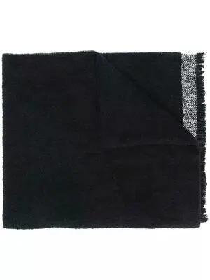 ZANONE Herringbone Scarf - Black