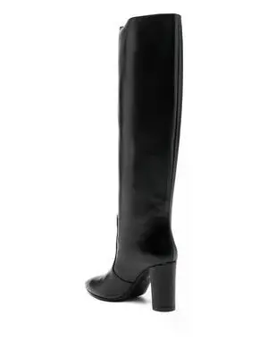 VIA ROMA 15 85mm Leather Knee-high Boots