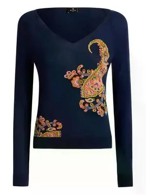 Etro Jacquard Inlay Top