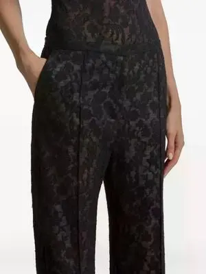 Alberta Ferretti Floral-patterned Trousers