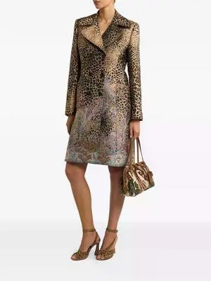 Etro Jacquard Double-breasted Coat