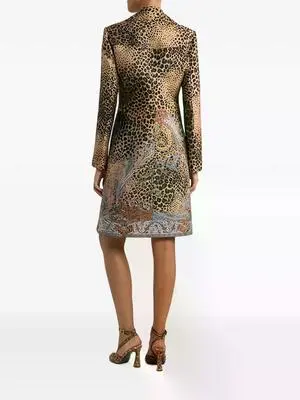 Etro Jacquard Double-breasted Coat