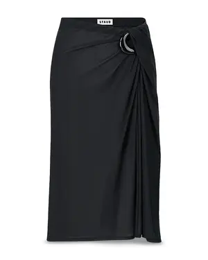 Staud Chiara Swim Cover-up Skirt - Black