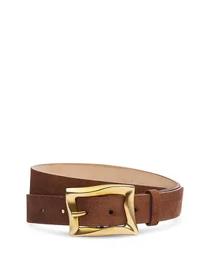 Rag & Bone Waverly Leather Belt - Brown