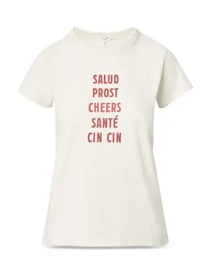 Rag & Bone Cheers Tee - Ivory