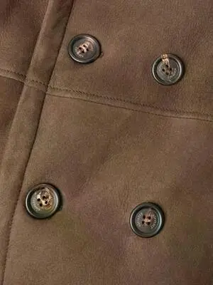 Eleventy Shearling Button Jacket
