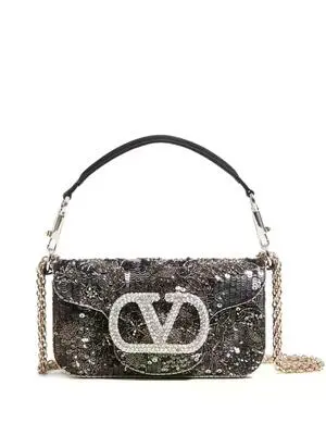 Valentino Garavani Locò Embellished Shoulder Bag