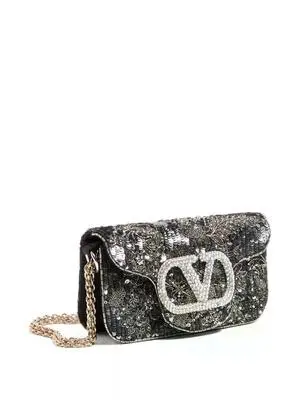 Valentino Garavani Locò Embellished Shoulder Bag
