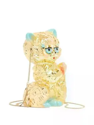 Valentino Garavani Le Chat De La Maison Clutch - Gold