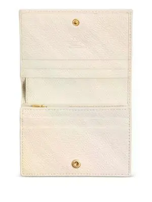 Valentino Garavani Cherryfic Leather Wallet - Neutrals