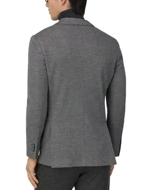 Boggi Milano Regular Fit Micro Texture Blazer