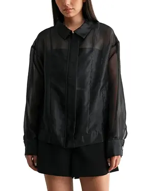 LUVEE Oversized Organza Jacket