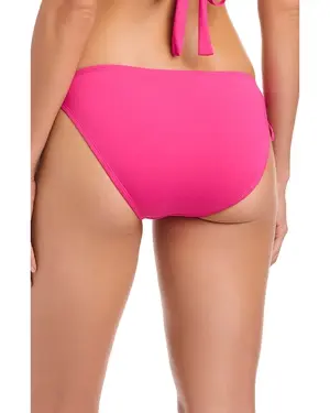 Bleu Rod Beattie Tie Side Hipster Bikini Bottom - Pink Punch