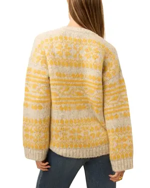 Faherty Brand Powder Peak Crewneck Boyfriend Sweater