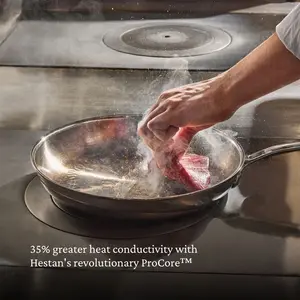 HESTAN Probond Luxe 5 Piece Professional Clad Stainless Steel Cookware Set