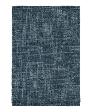 DASH & ALBERT Dash Albert Annie Selke Da1005 Crosshatch Area Rug, 4'0x6'0 - Denim
