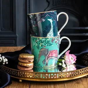 PORTMEIRION Sara Miller India Assorted Mugs, Set Of 4