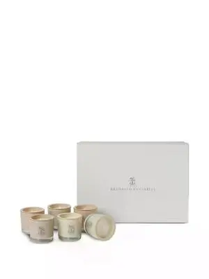 Brunello Cucinelli Logo-detail Candles