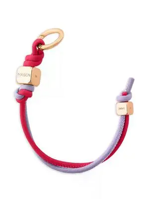MAISON DE SABRE Cuboidal Hardware Wristlet Charm