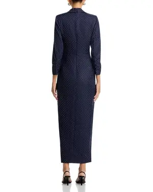Shoshanna Asher Crystal Embellished Maxi Dress