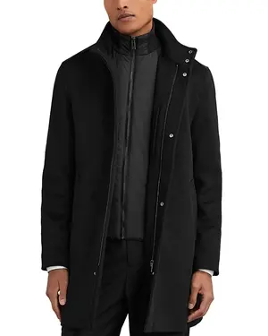 REISS Regular Fit Removable Vest Coat
