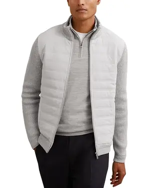 Reiss Zip Up Outerwear For Men