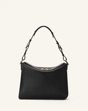 LANVIN Lanvin Asymmetrical Leather Bag Black.