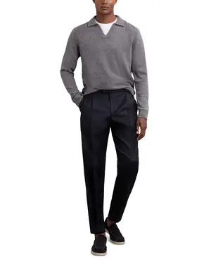 REISS Side Adjuster Tapered Trousers