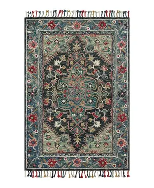 LOLOI Zharah Zr-05 Area Rug 7'9x9'9 - Navy/blue