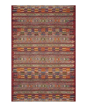LOLOI Mika Indoor/outdoor Mik-09 Area Rug 7'10x11'2 - Red/multi