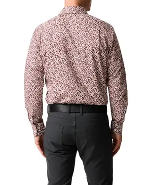 Rodd & Gunn Greenstreet Long Sleeve Sports Fit Shirt - Garnet
