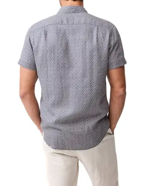 Rodd & Gunn Featherson Sports Fit Shirt - Bluestone